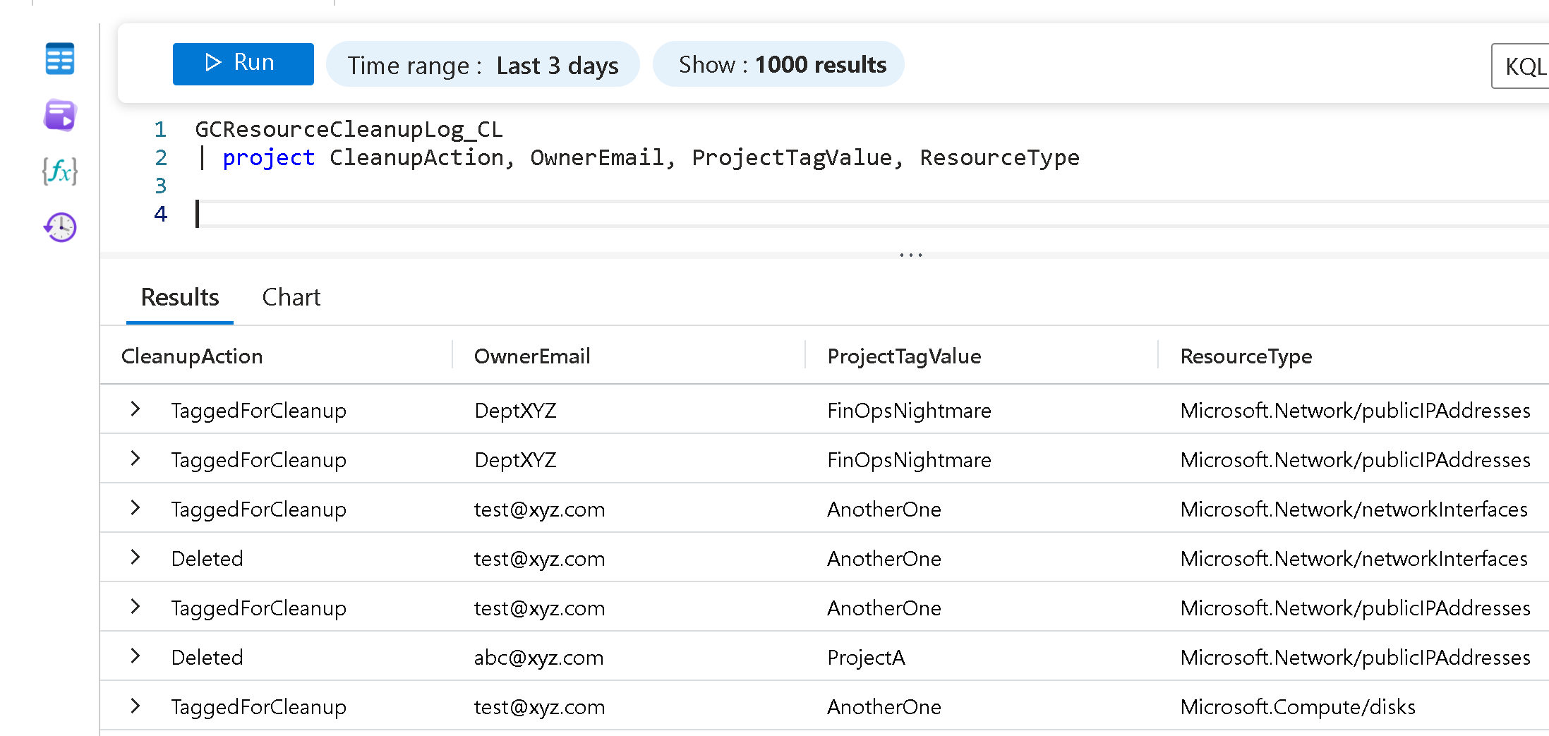 Logging Azure Cleanup Workflows to Custom Tables in Log Analytics ...